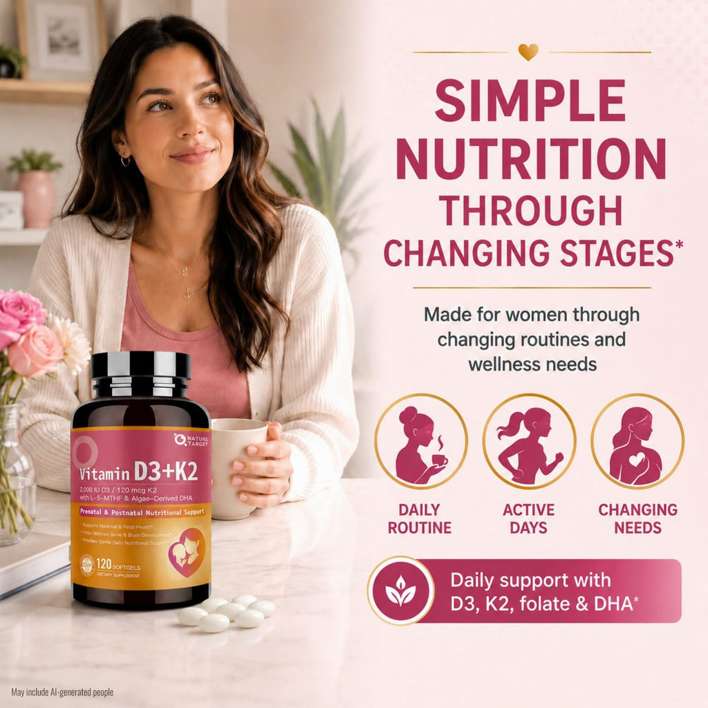 Daily Vitamin D3 K2 supplement