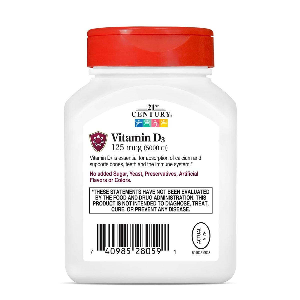 daily Vitamin D3 supplement 110 count
