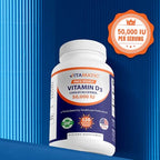 Daily Vitamin D3 supplement capsules