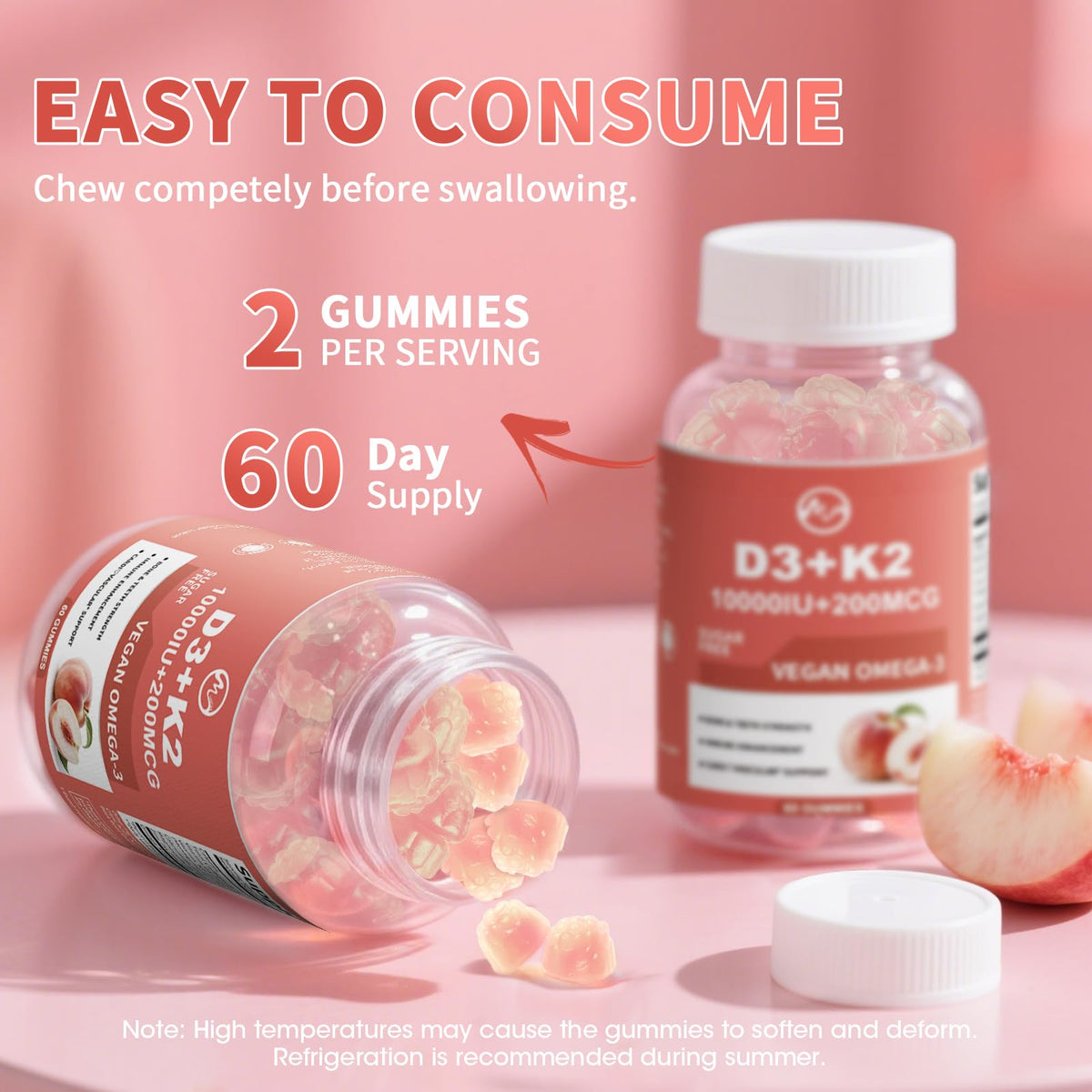 Daily Vitamin D3 supplement for energy
