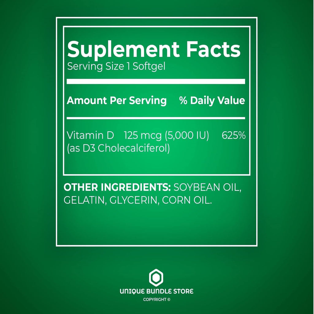 daily vitamin D3 supplement for energy