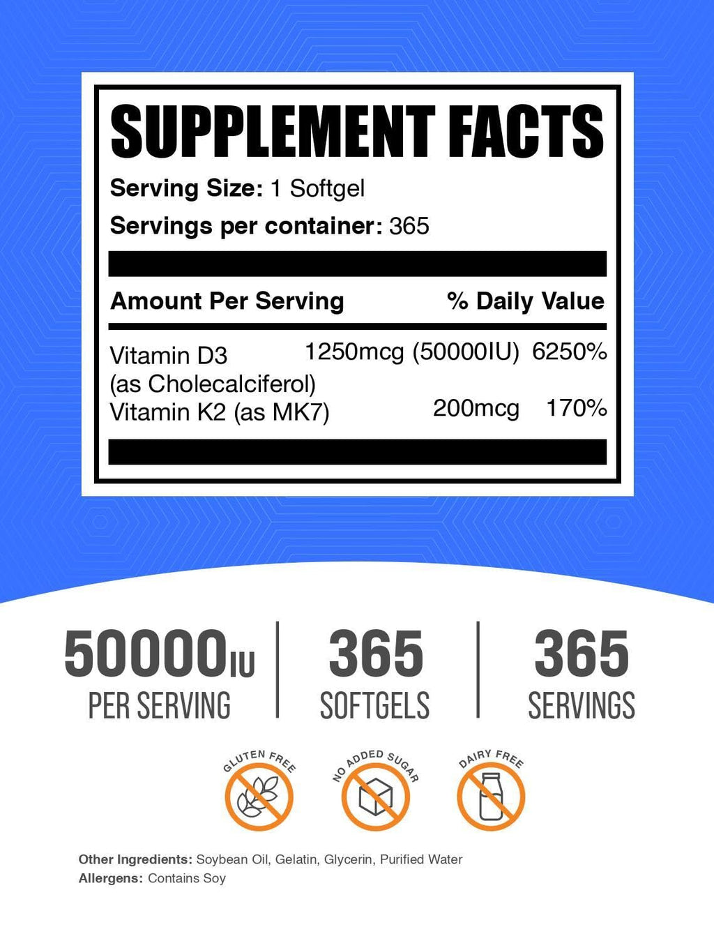 daily vitamin D3 supplement for health