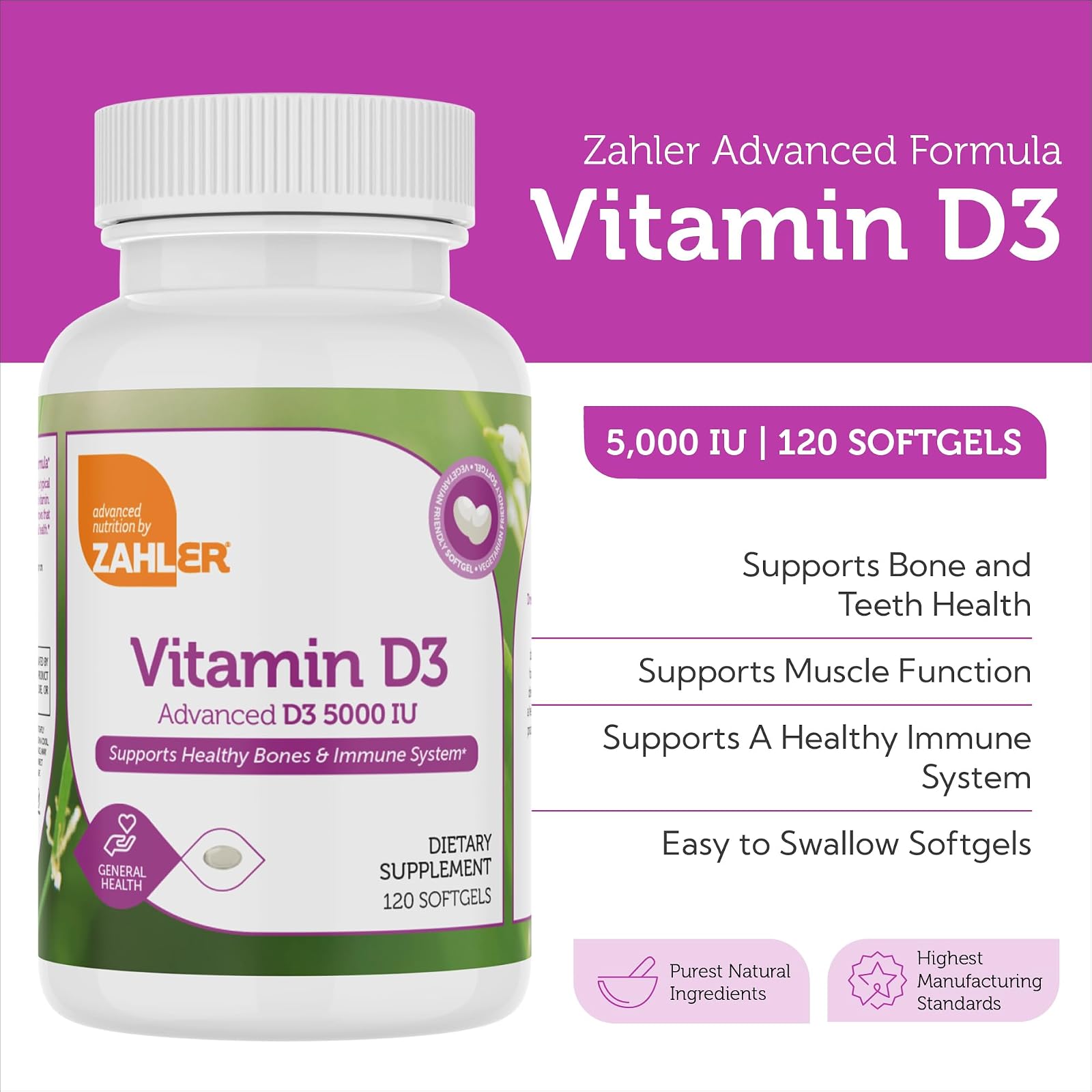 daily vitamin D3 supplement for health
