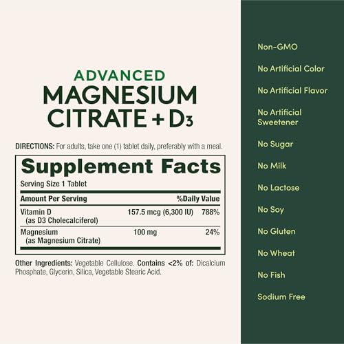 Daily vitamin D3 supplement for wellness
