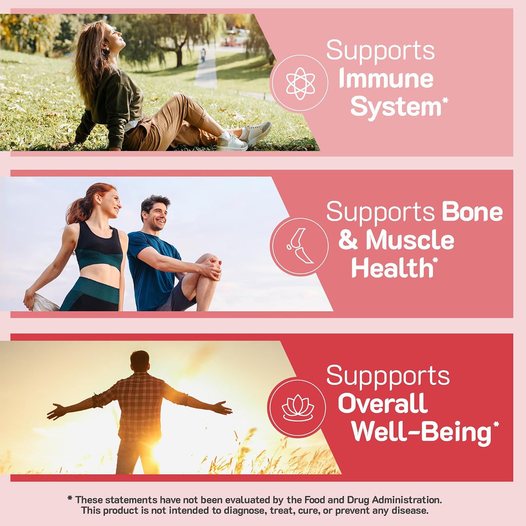 Daily vitamin D3 supplement gummies
