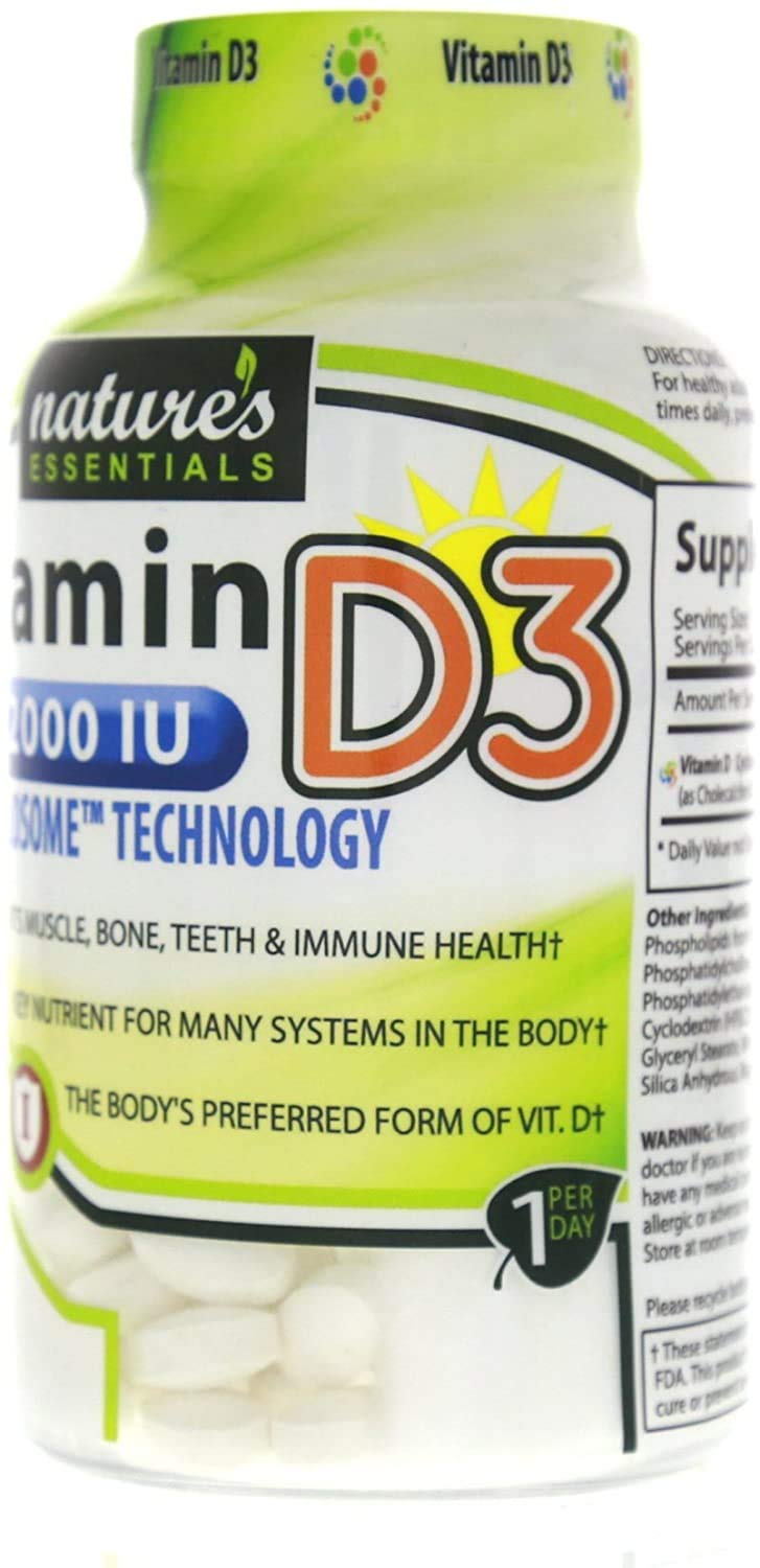 daily vitamin D3 supplement tablets