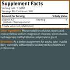 daily vitamin K2 MK-7 supplement