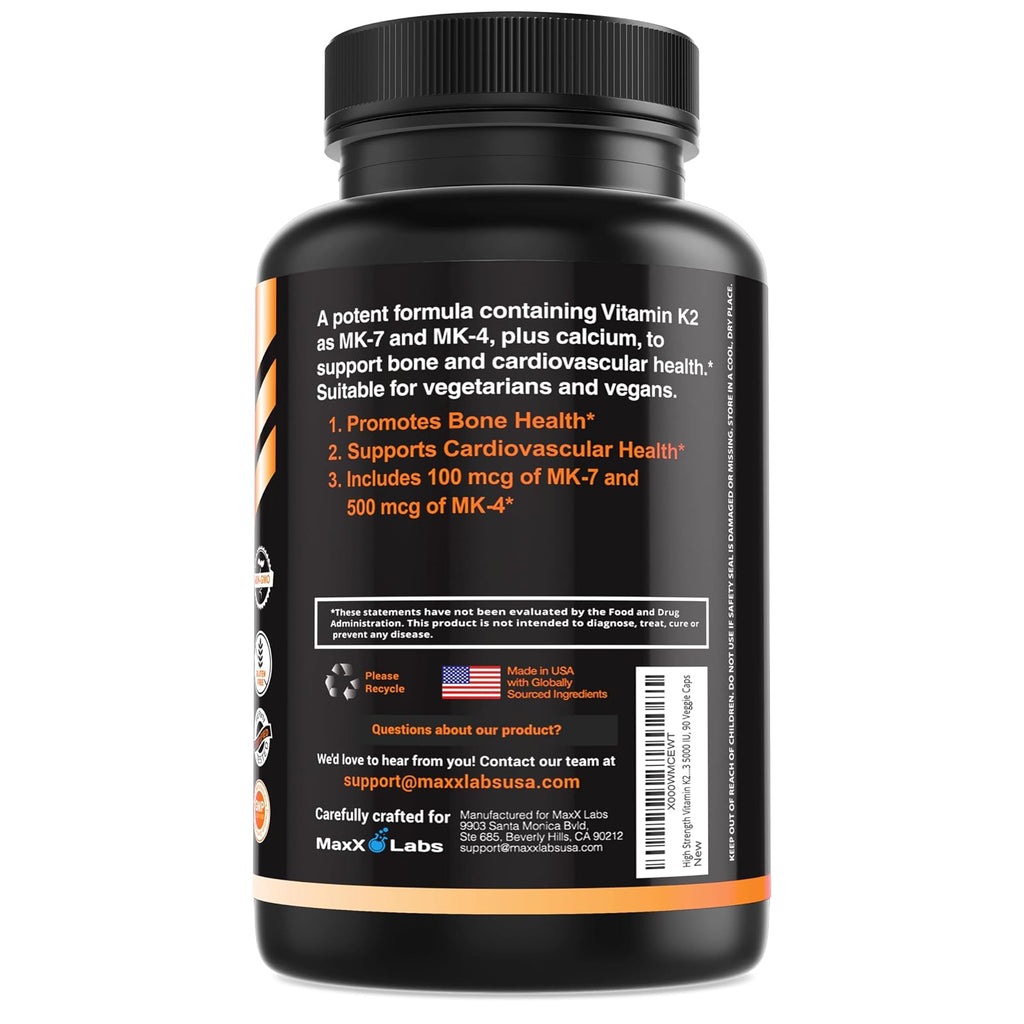 Daily vitamin K2 MK7 for wellness