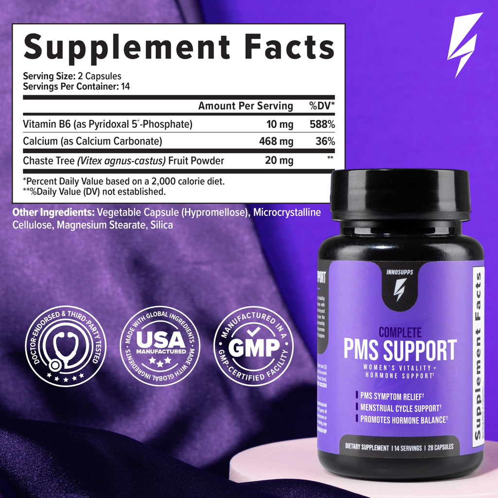 daily vitamin support for menstrual cycles