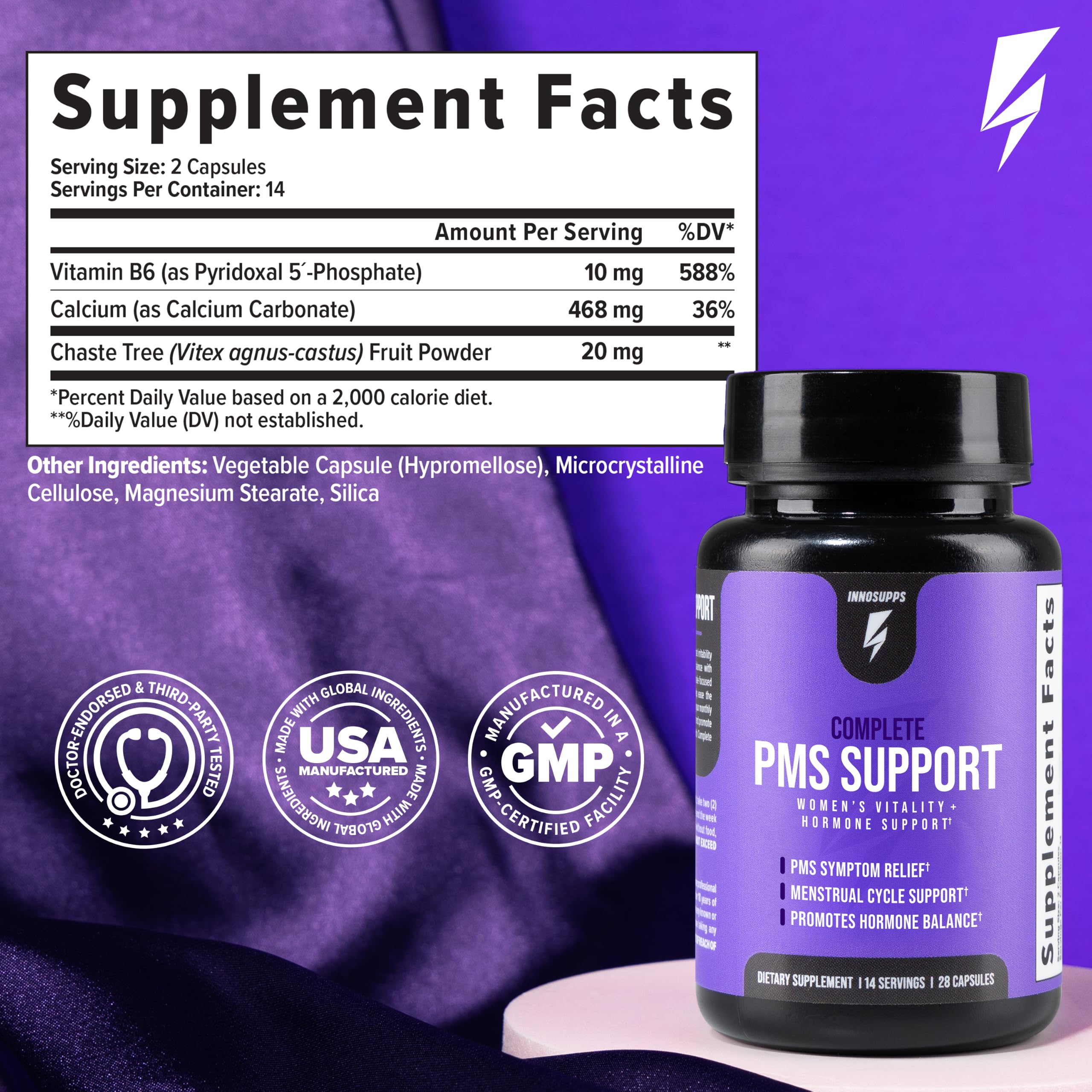 daily vitamin support for menstrual cycles