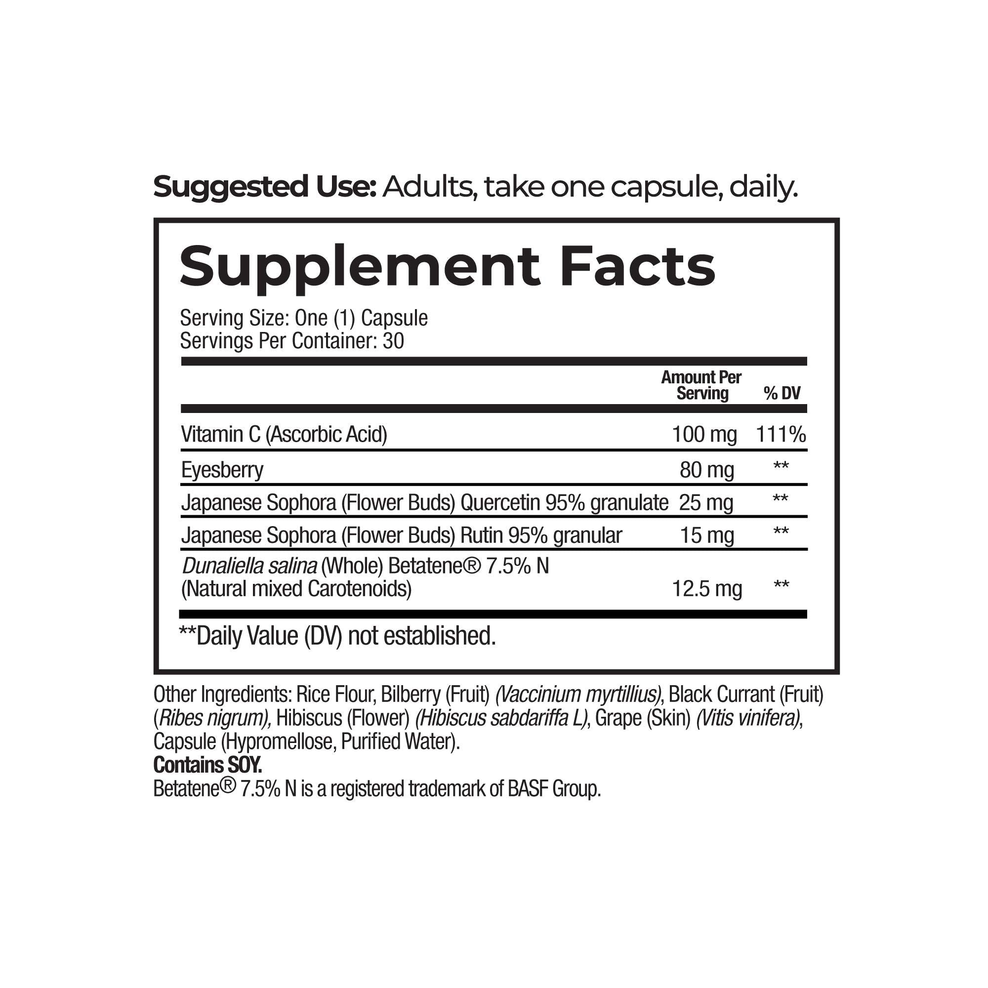 daily vitamin support for vision