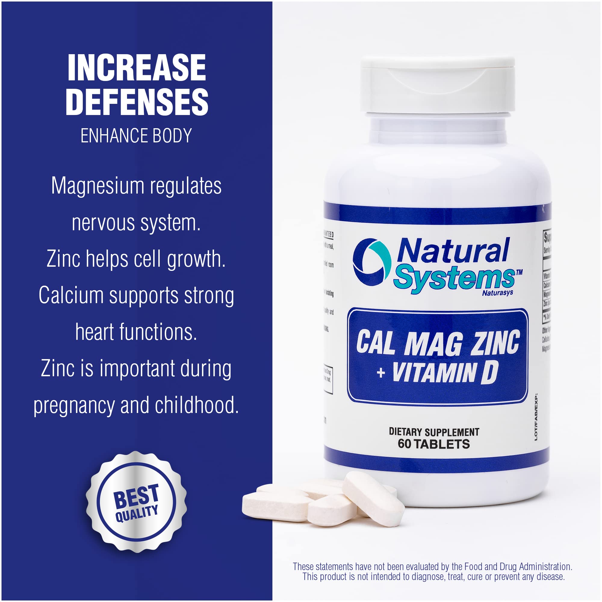 daily vitamin support with calcium