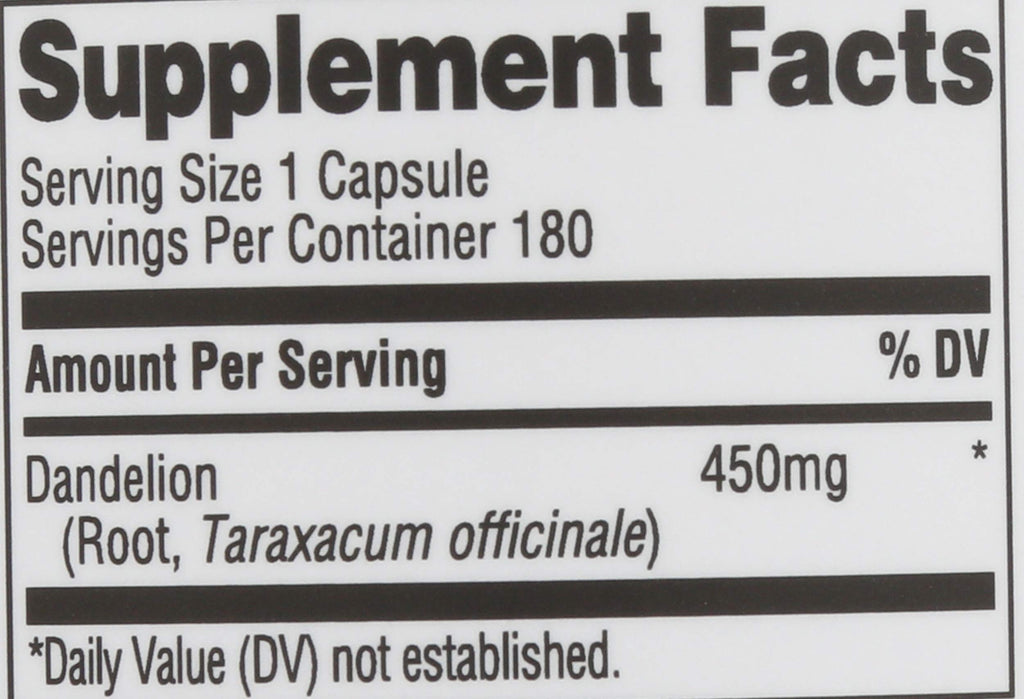 daily vitamin support with dandelion