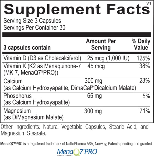 daily vitamins and minerals for bone support