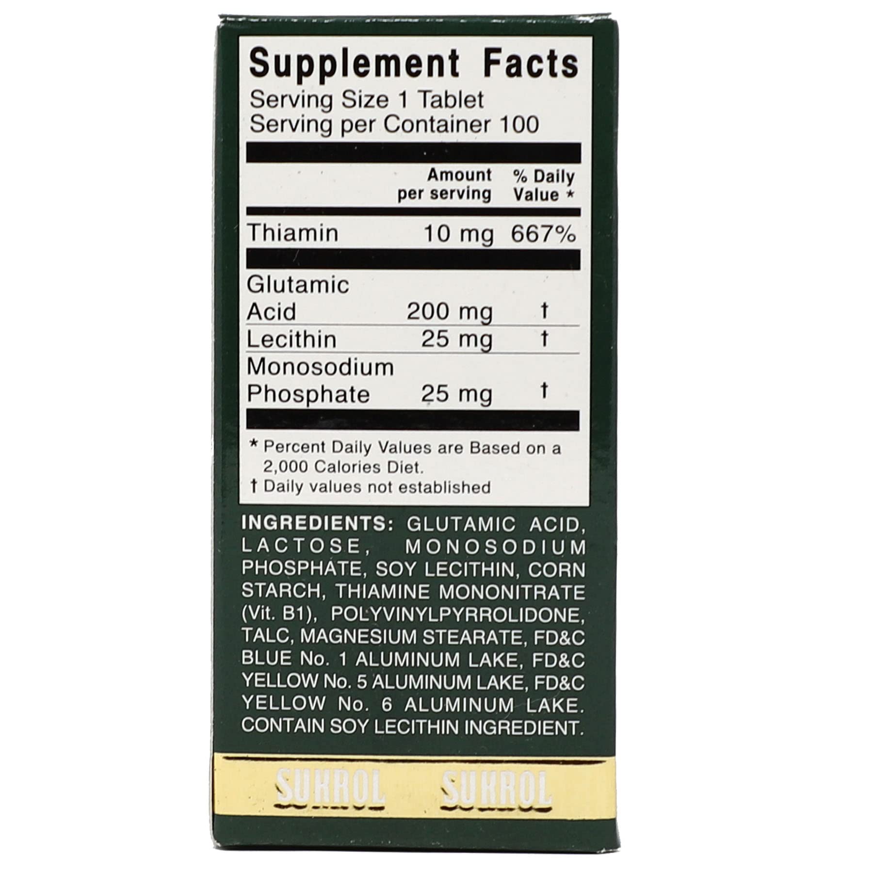 Daily vitamins for brain function
