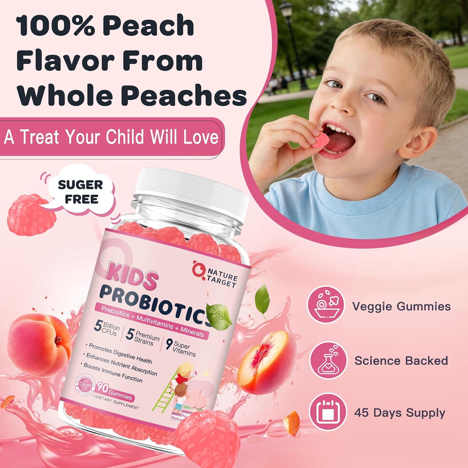 Daily vitamins for children's health
