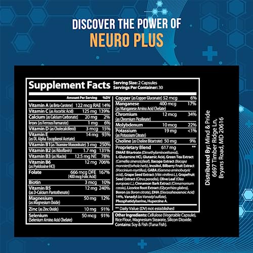 daily vitamins for enhanced concentration