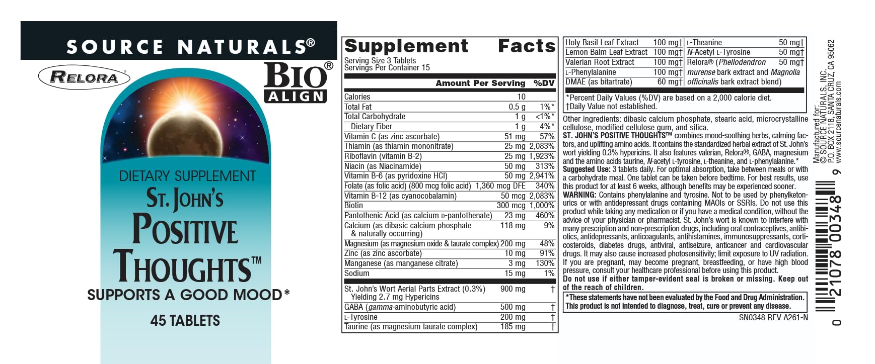 daily vitamins for good mood
