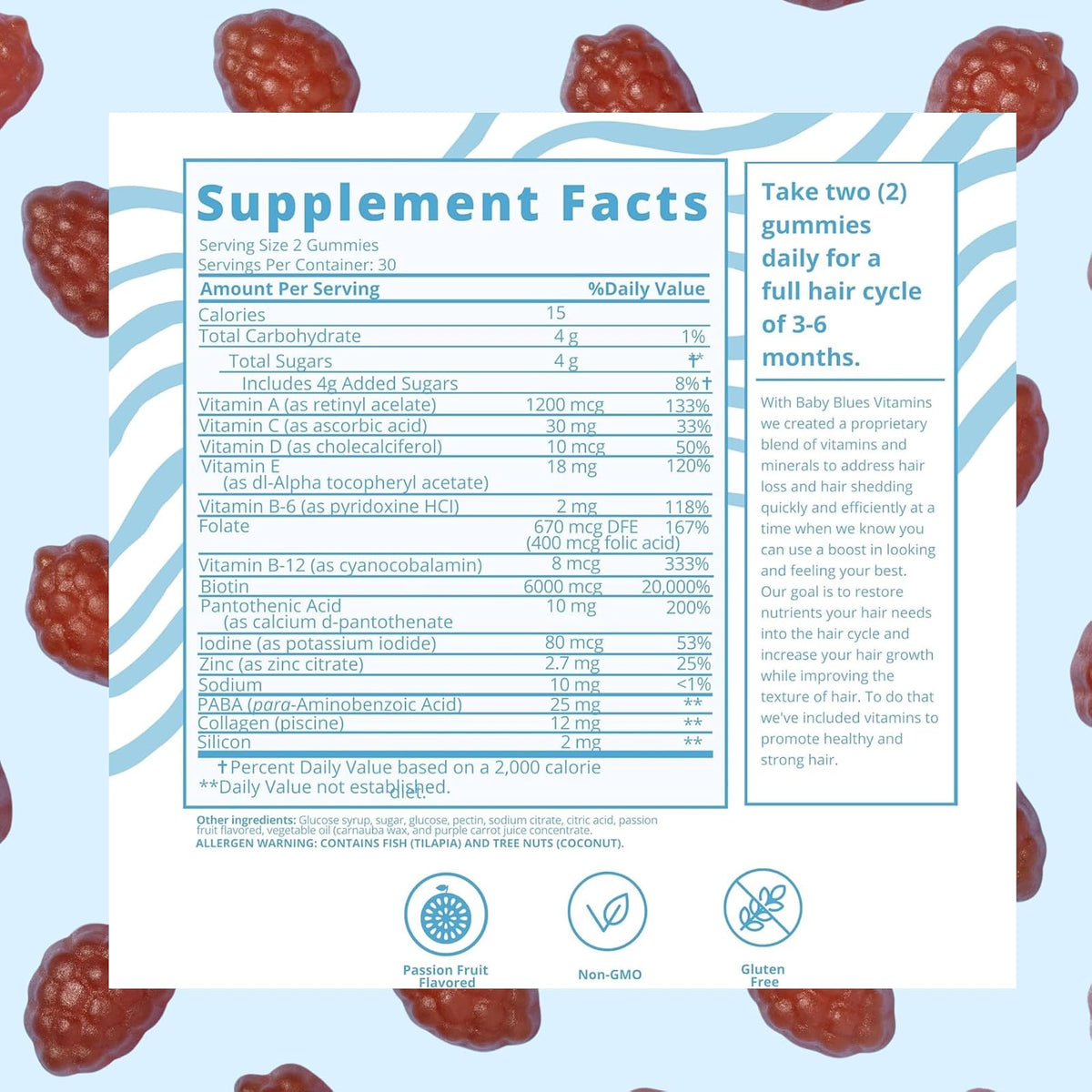 daily vitamins for hair growth
