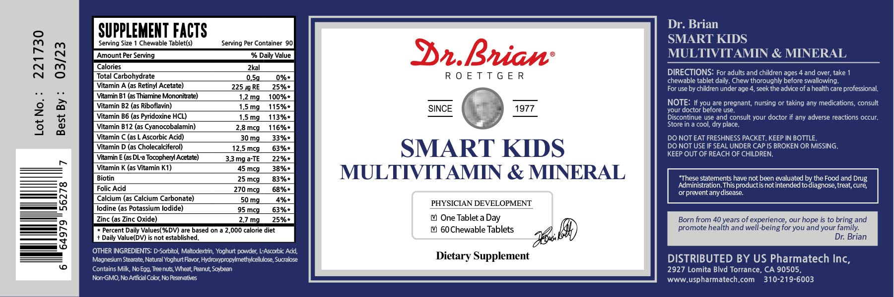 daily vitamins for kids' wellness