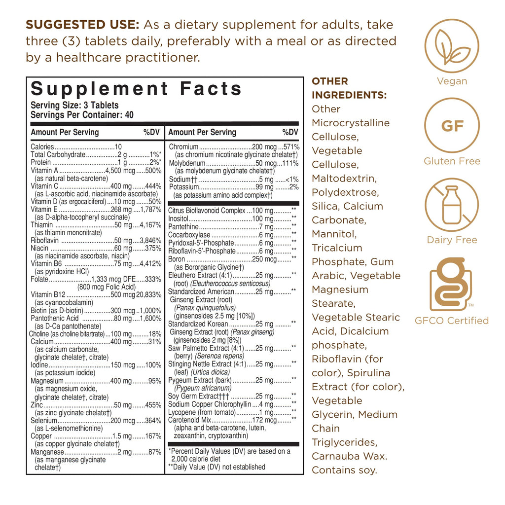 daily vitamins for men's health