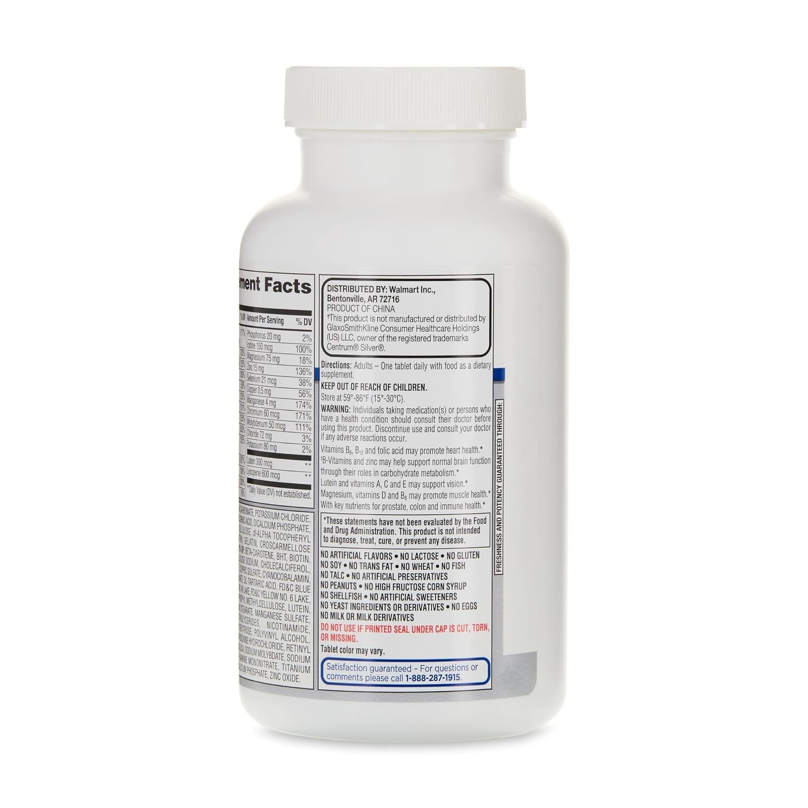 Daily vitamins for men's health