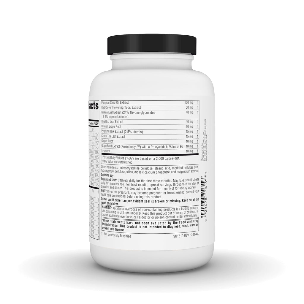 daily vitamins for men's prostate health