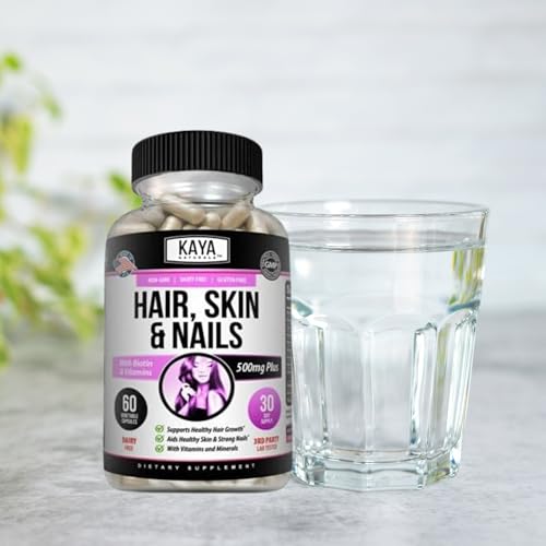 Daily vitamins for radiant skin and hair