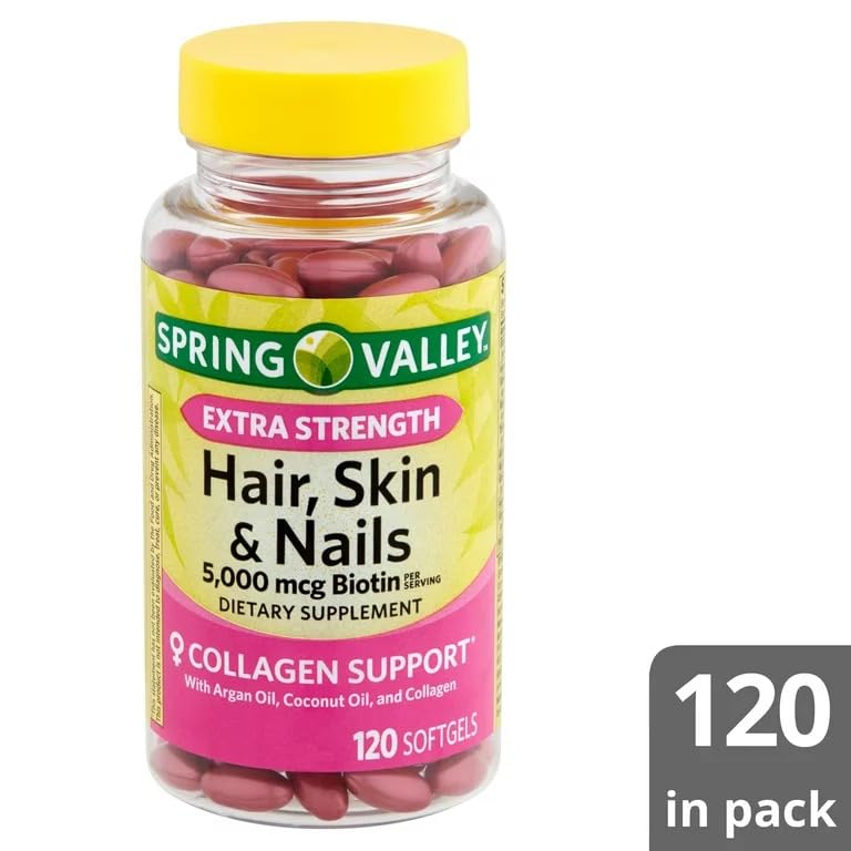 Daily vitamins for skin and hair health