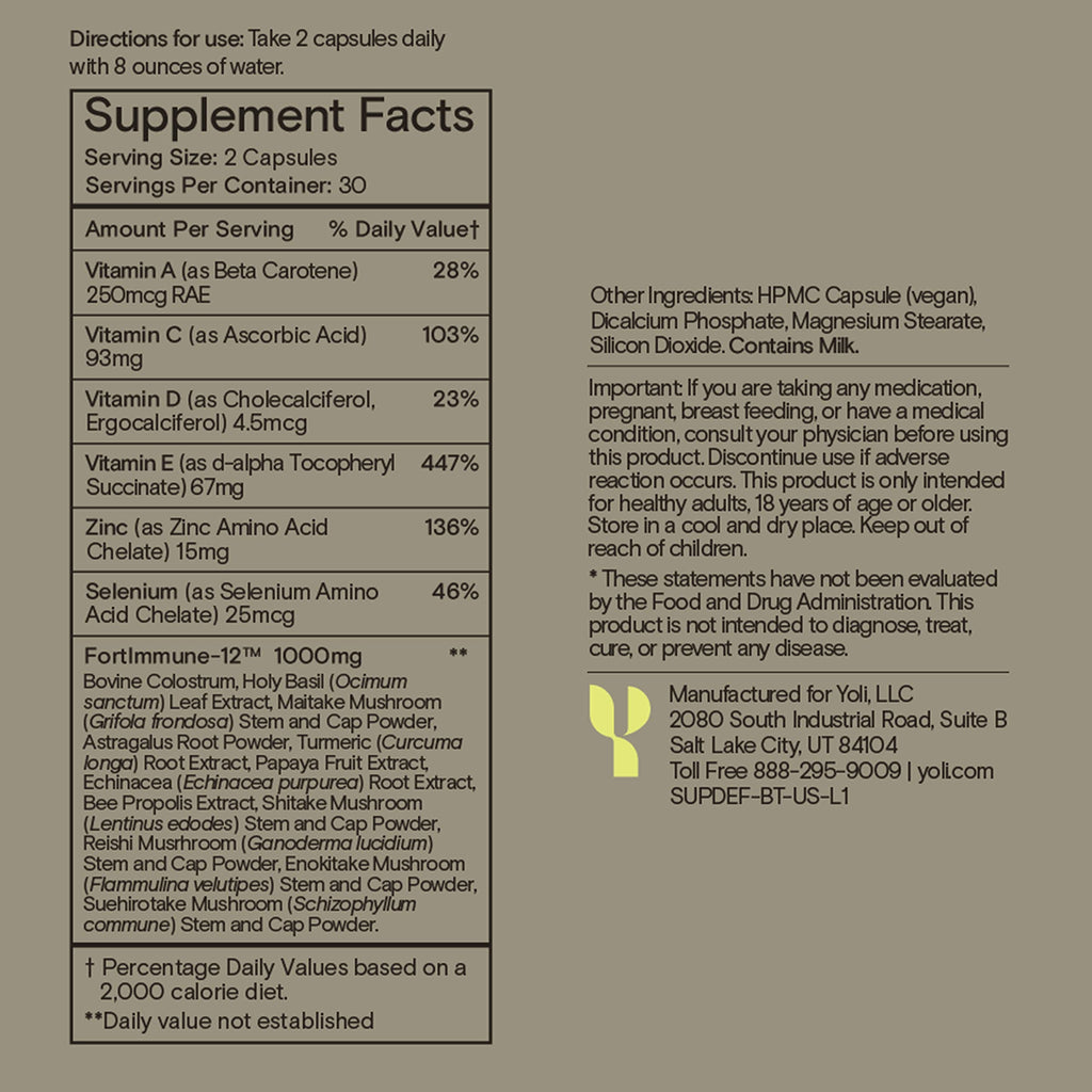 daily vitamins for stronger immune response