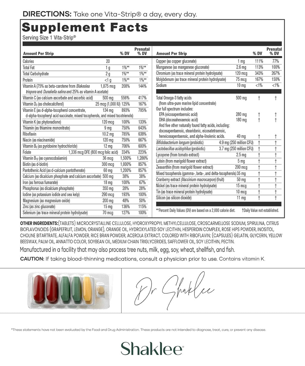 daily vitamins for women's health
