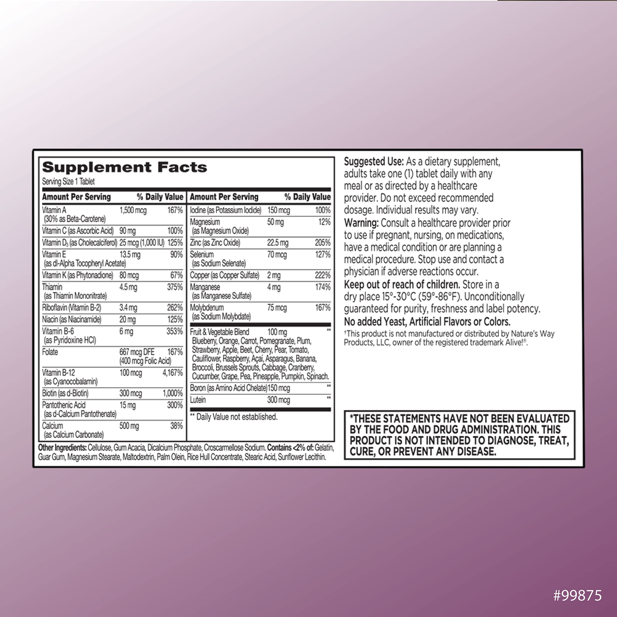 daily vitamins for women's wellness