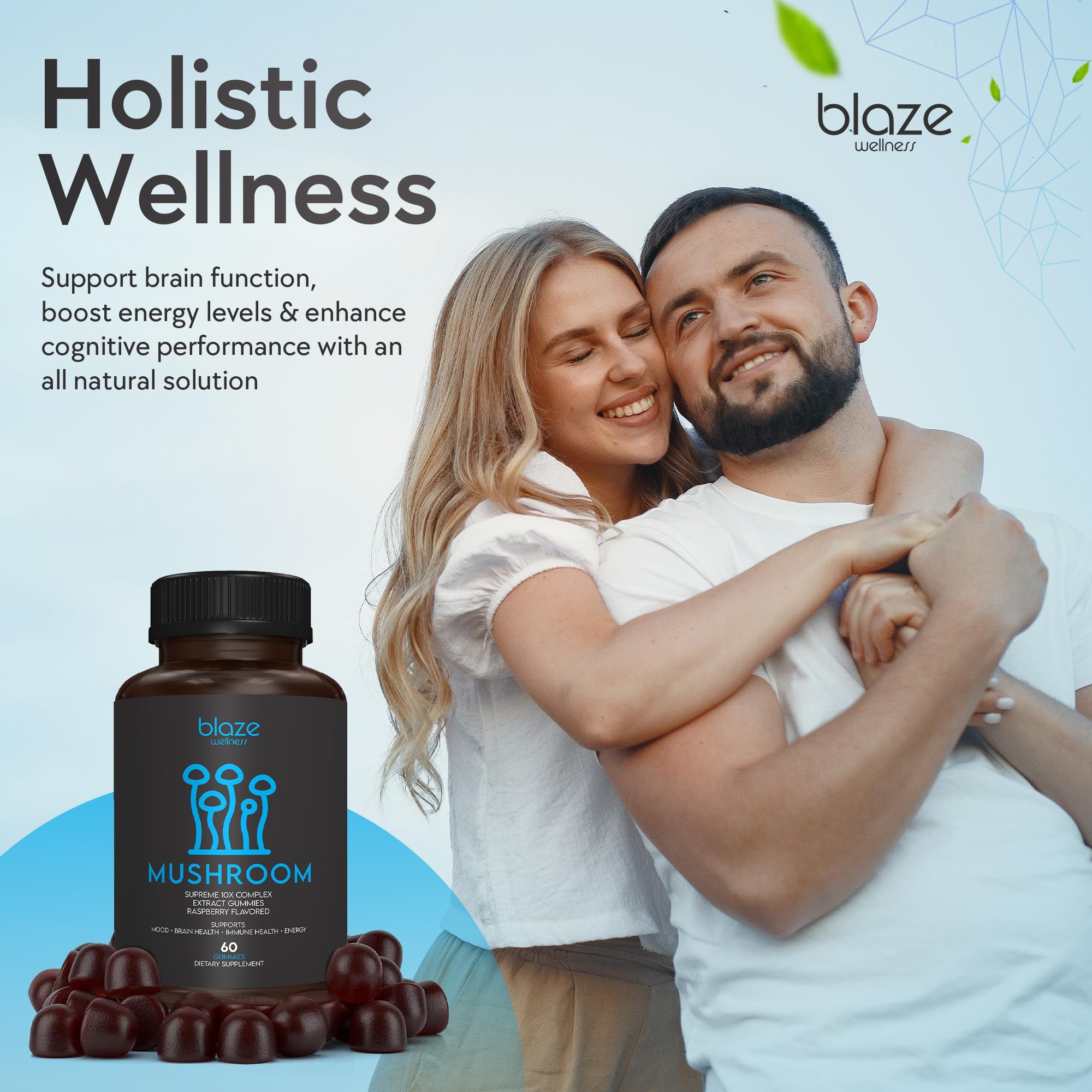 Daily vitamins with mushroom benefits