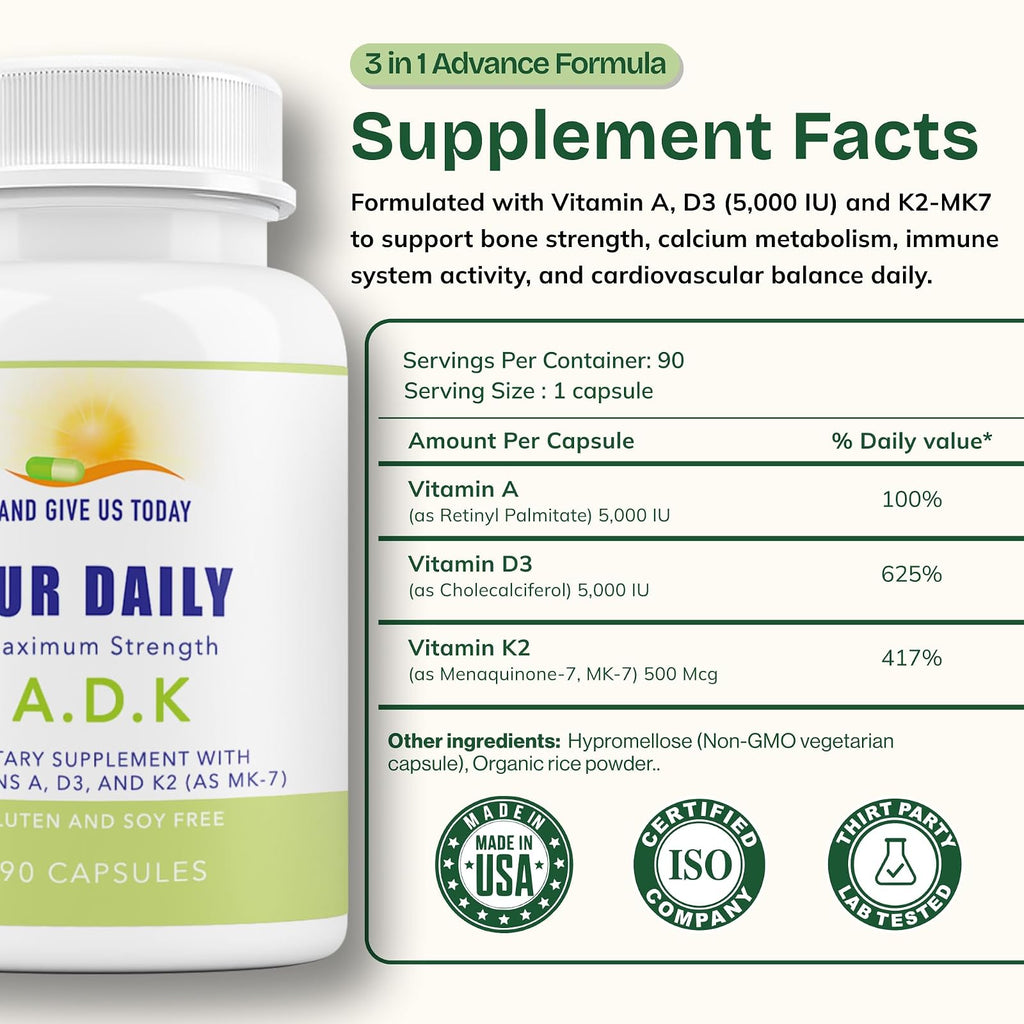 Daily Vites ADK vitamin supplement benefits