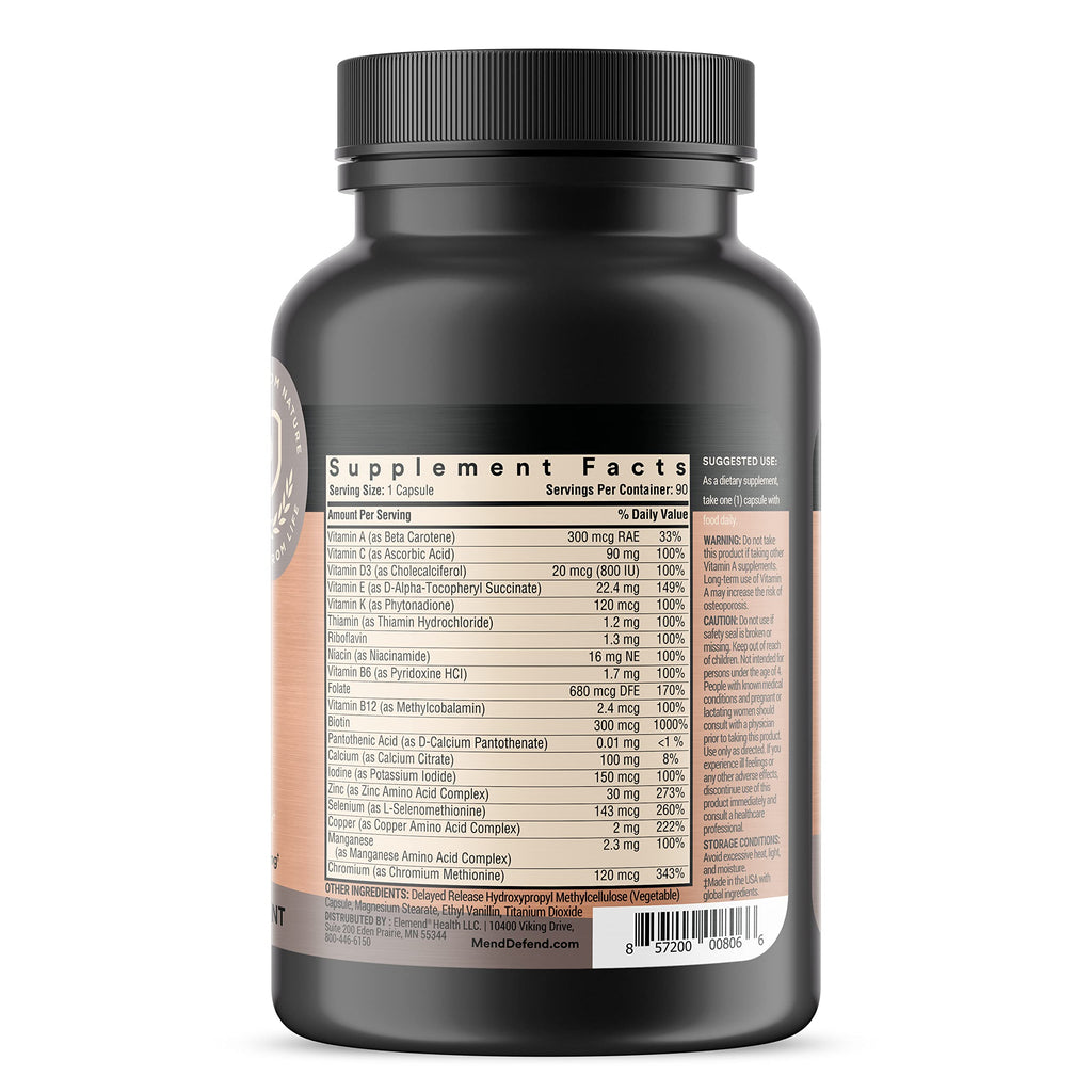 daily wellness blended vitamin & mineral supplements