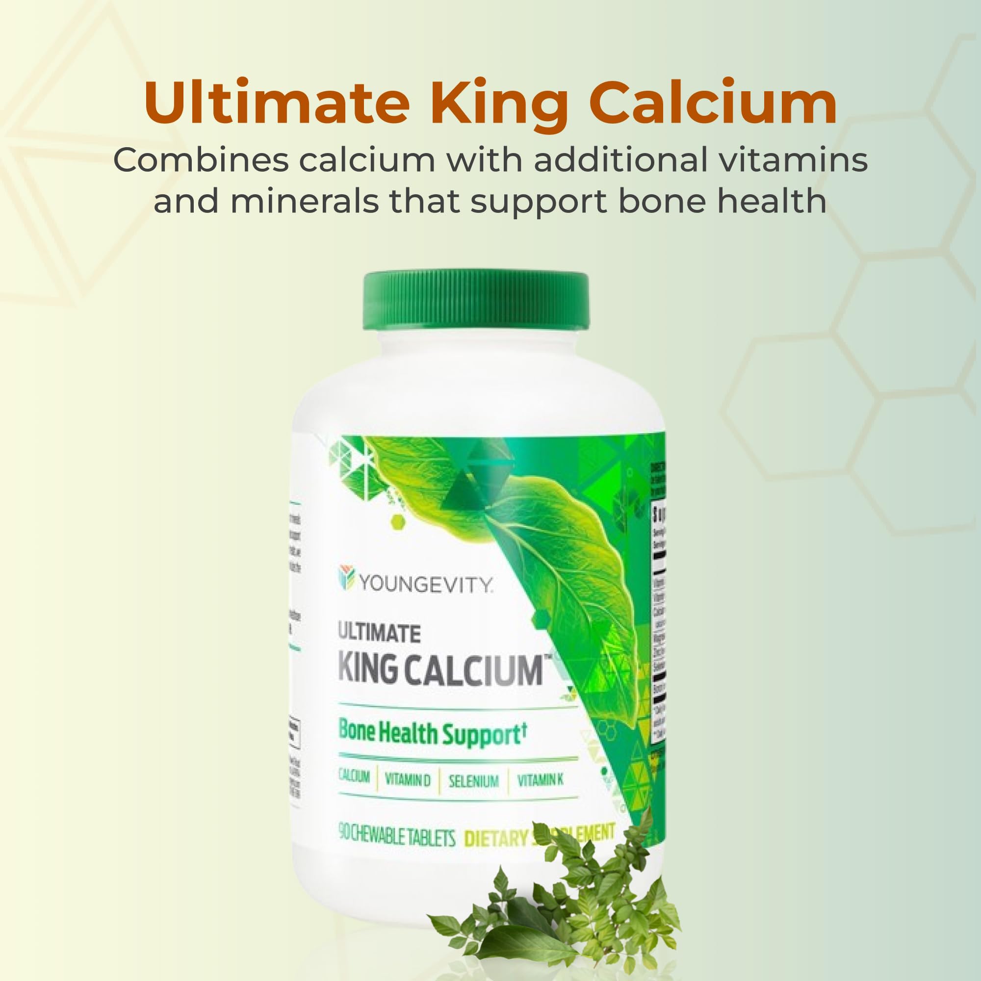Daily wellness calcium and magnesium formula