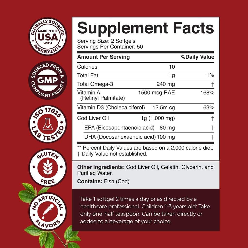 daily wellness cod liver oil