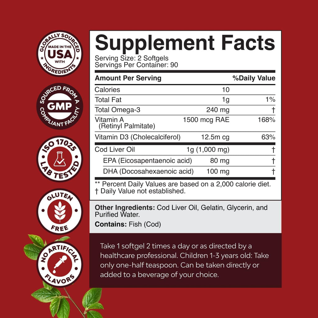 daily wellness cod liver oil