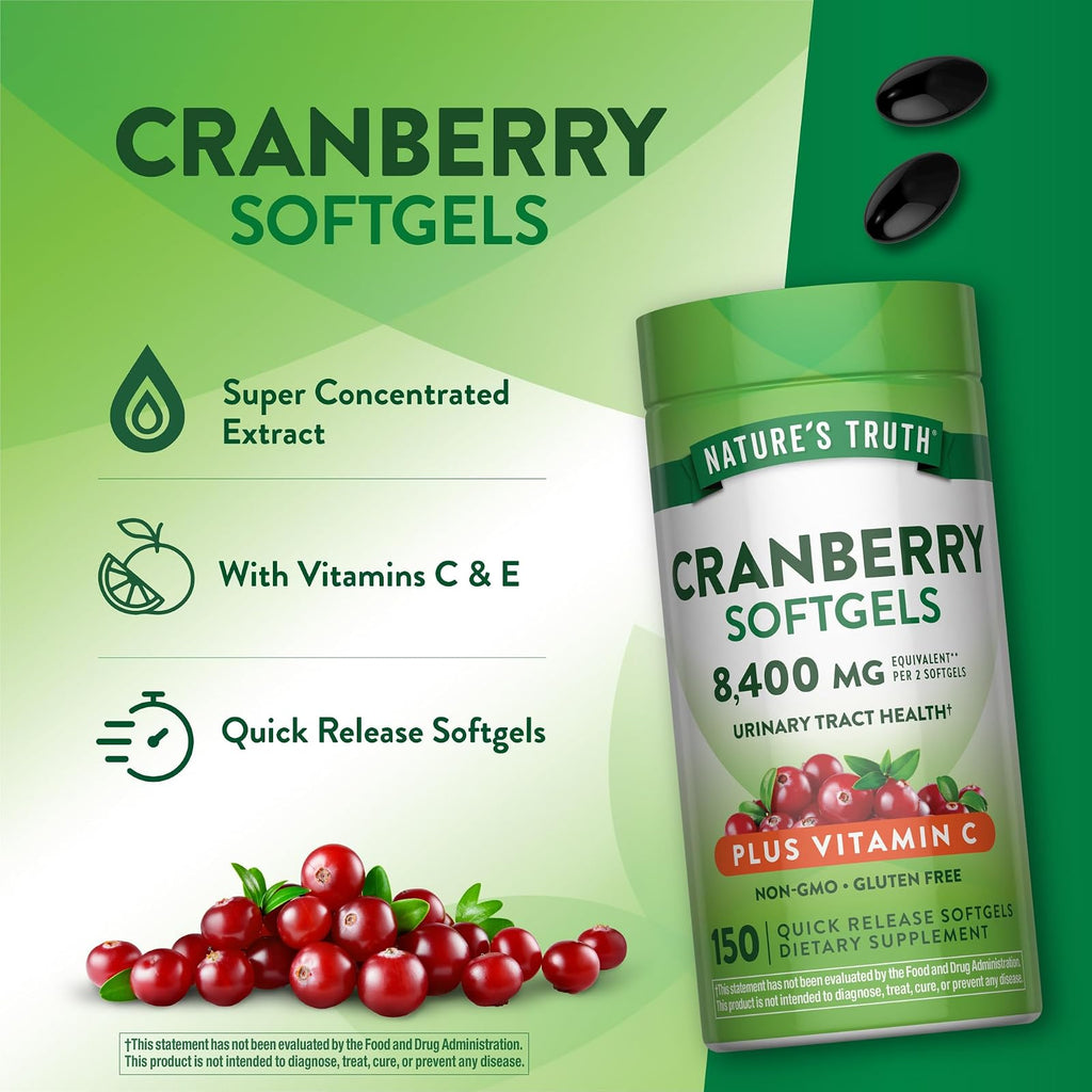 daily wellness cranberry vitamin C supplement