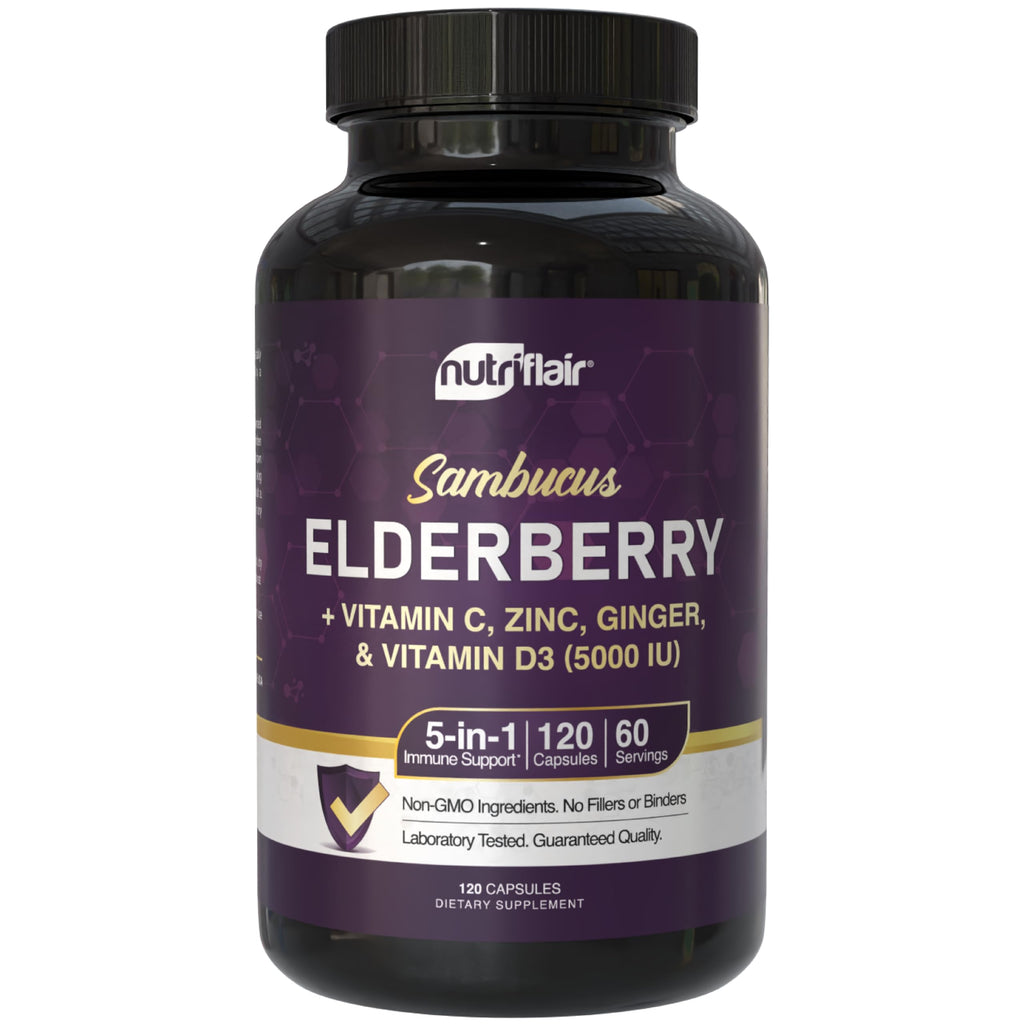daily wellness support elderberry supplement