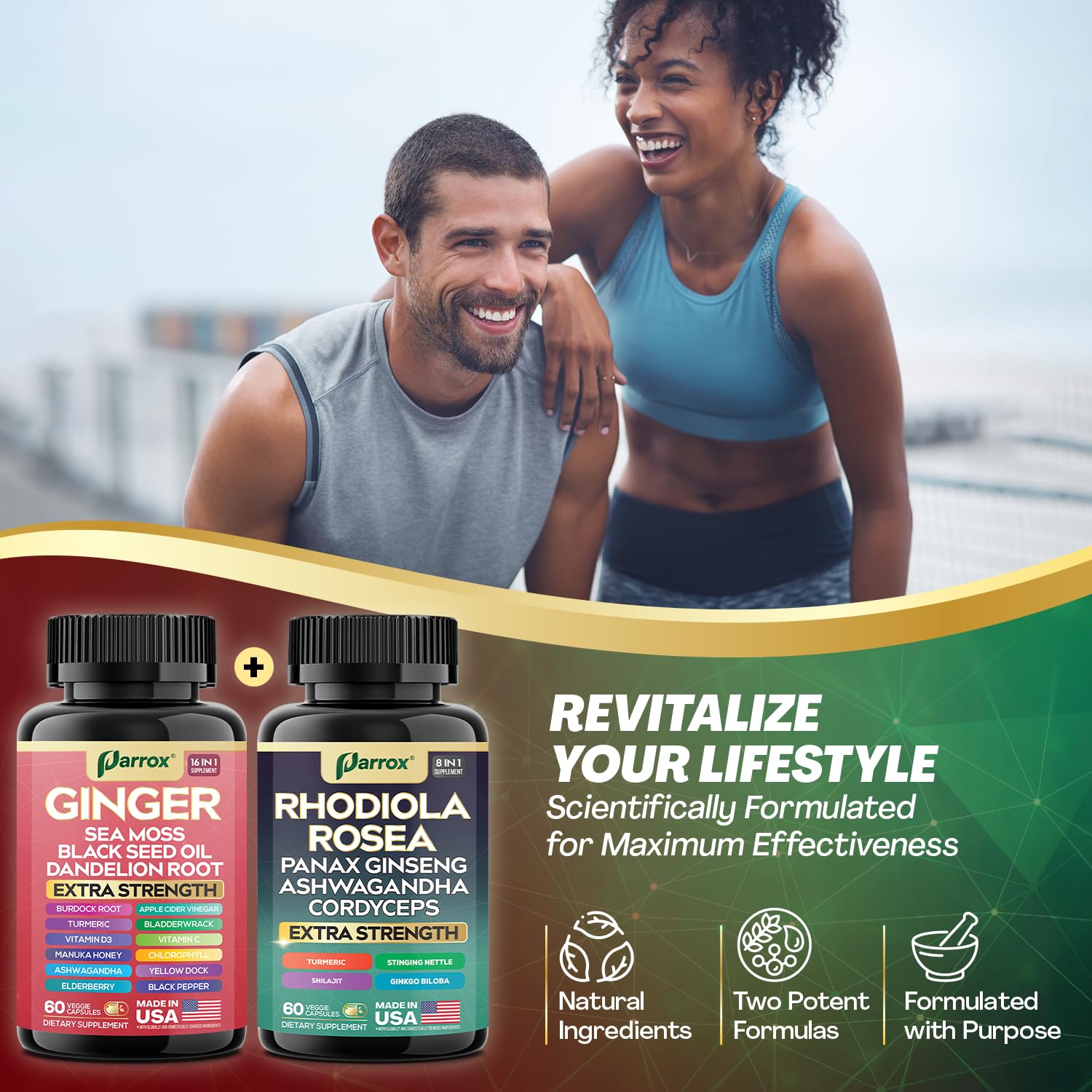 Daily wellness support with Parrox multivitamins