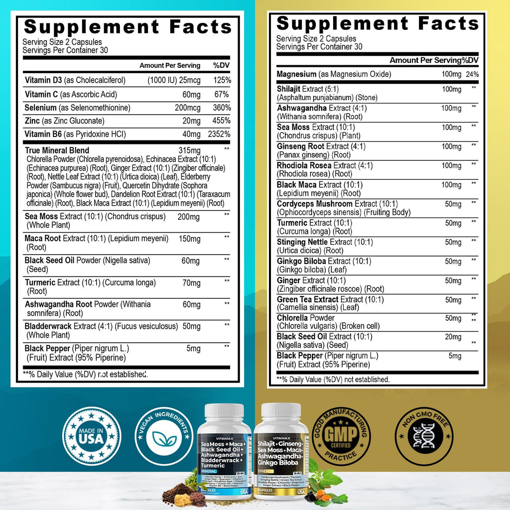 Daily wellness support with sea moss