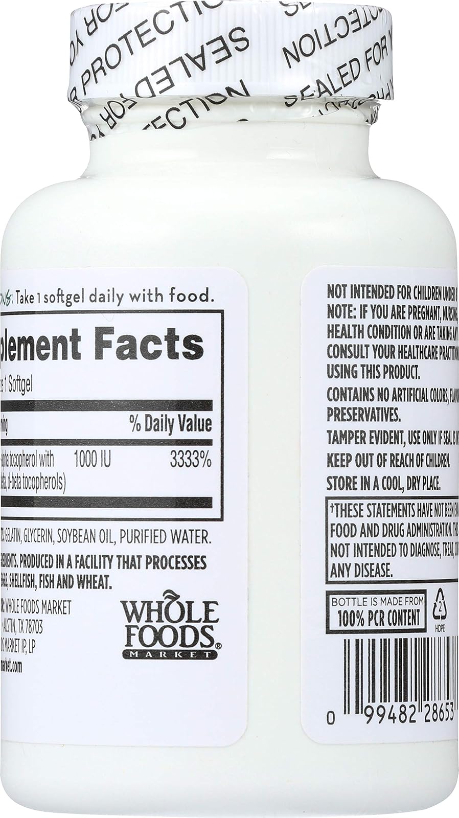 daily wellness Vitamin E capsules