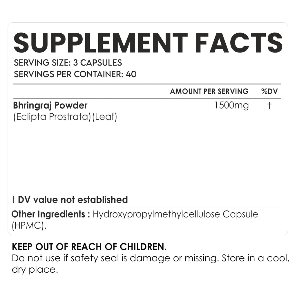 daily wellness with Bhringraj capsules