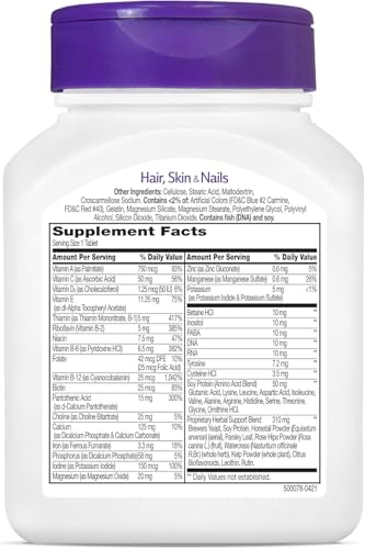 daily wellness with blended vitamin & mineral supplements