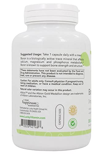 daily wellness with boron capsules