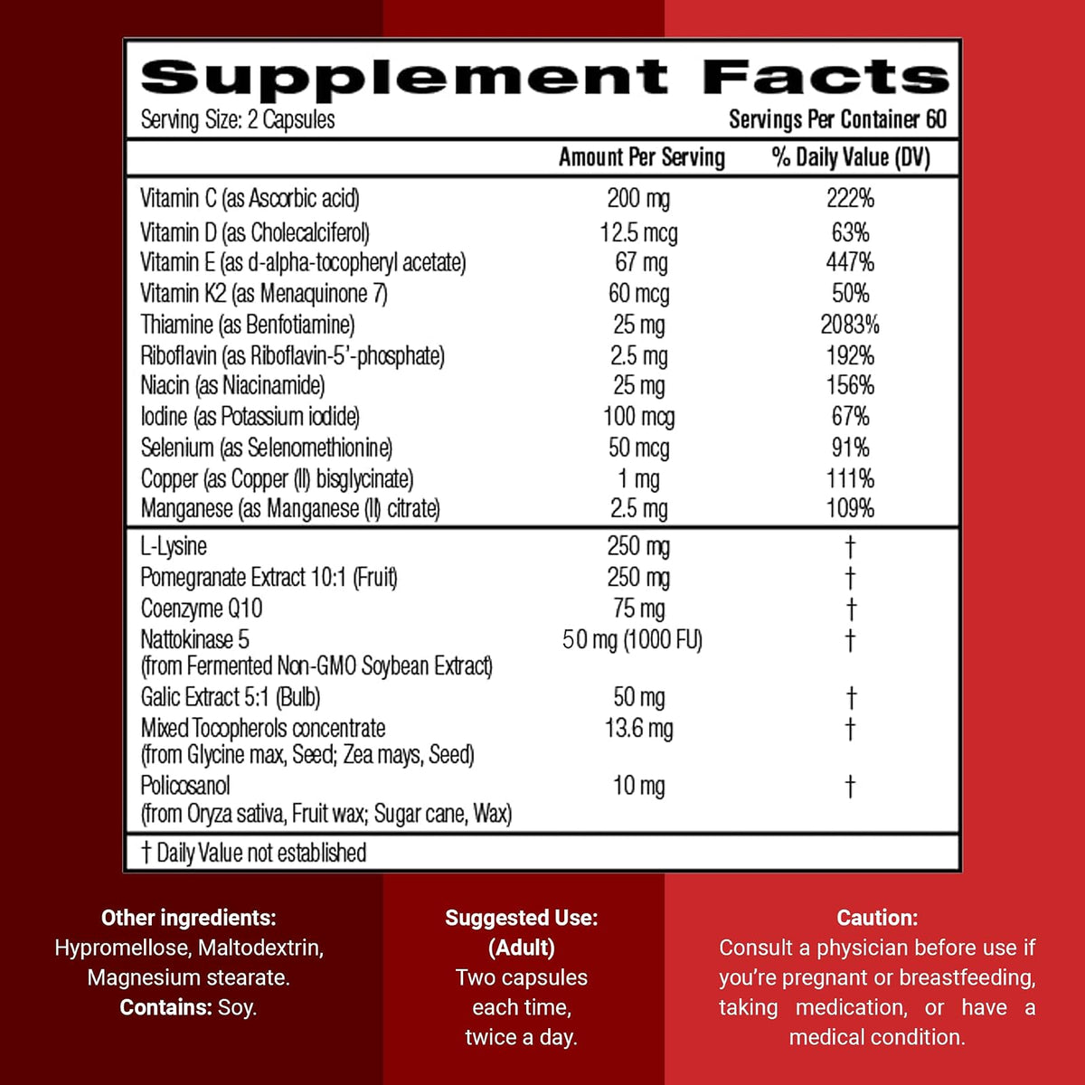 Daily wellness with CoQ10 supplement