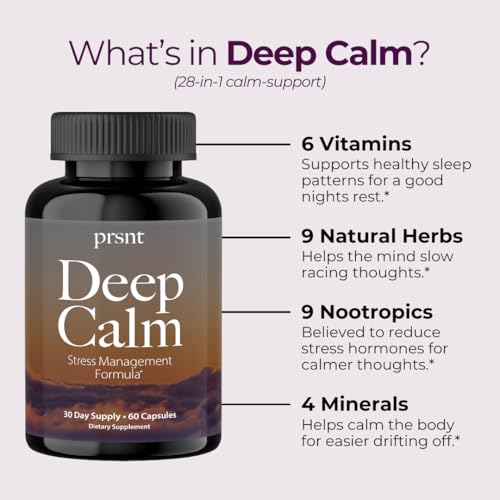Daily wellness with Deep Calm vitamin supplements