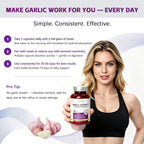 daily wellness with garlic capsules