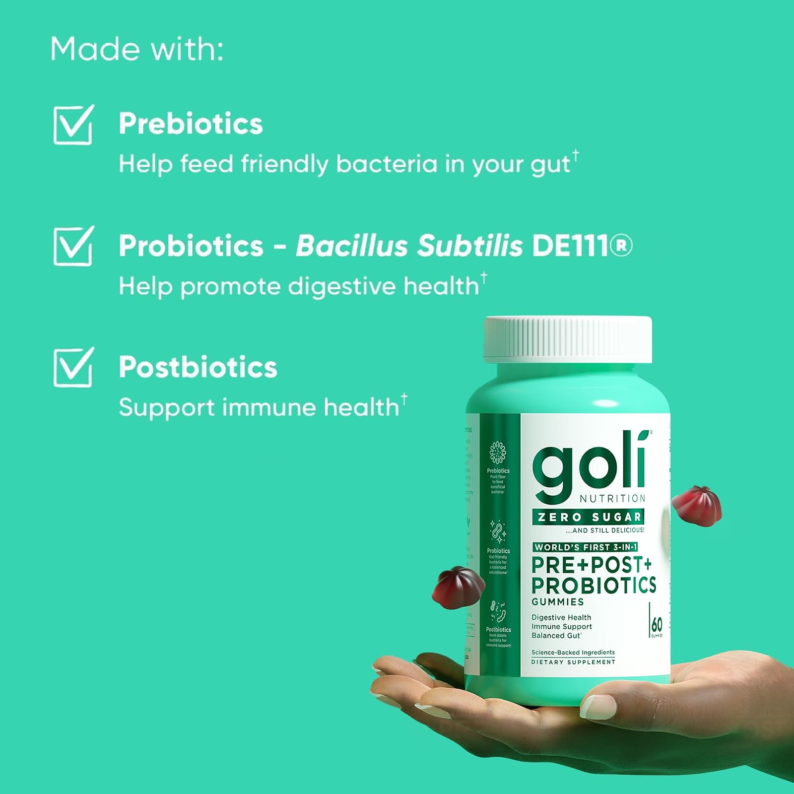 daily wellness with Goli probiotics